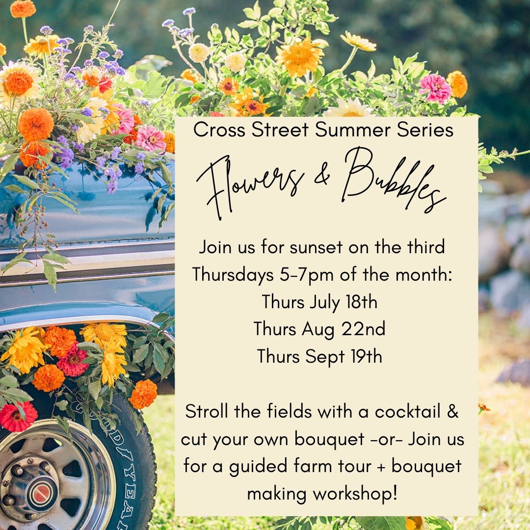 Cross Street Flower Farm | Sustainably Grown Cut Flowers